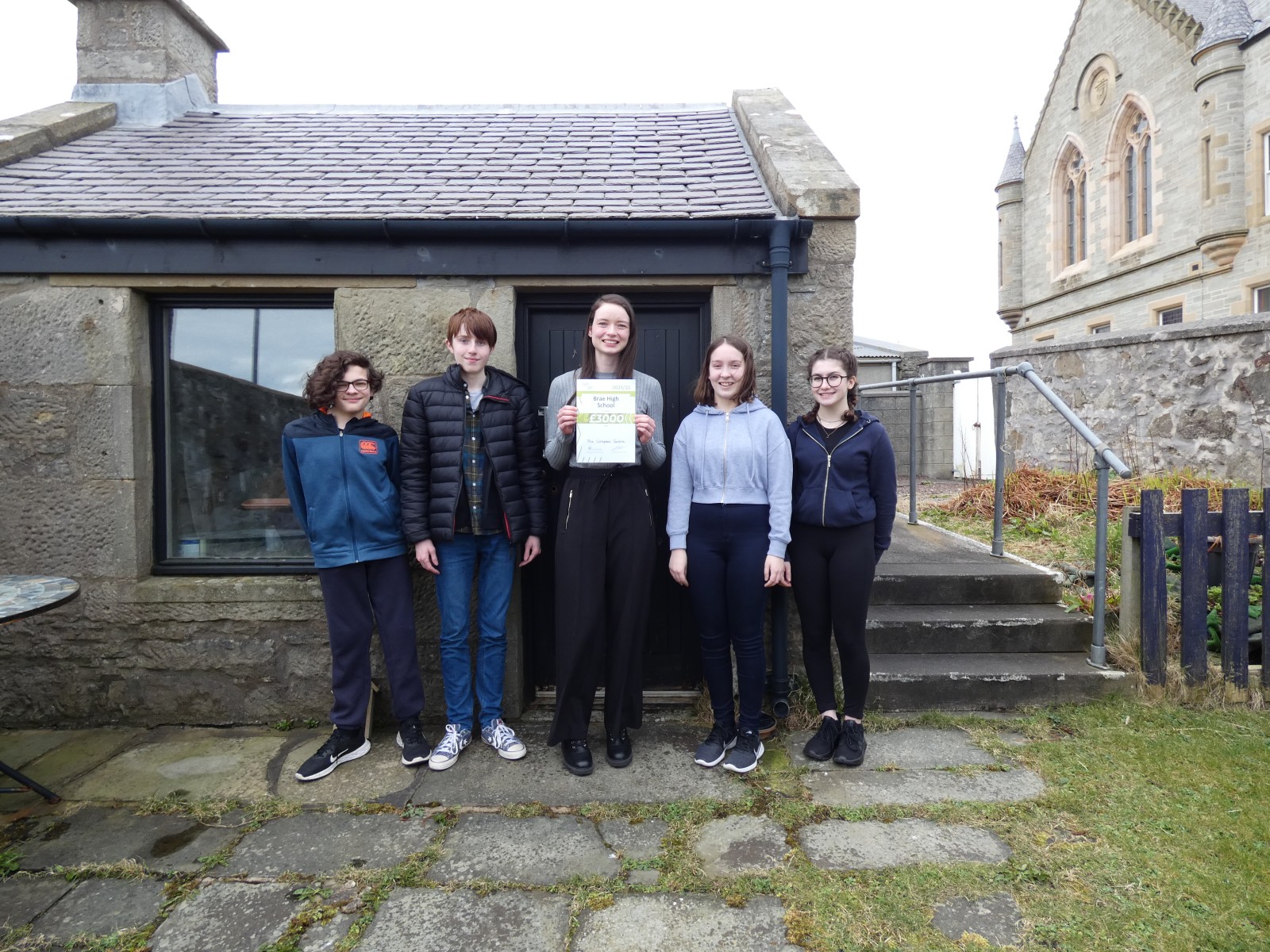 Brae Pupils Win £3000 for The Compass Centre! | News | The Compass Centre